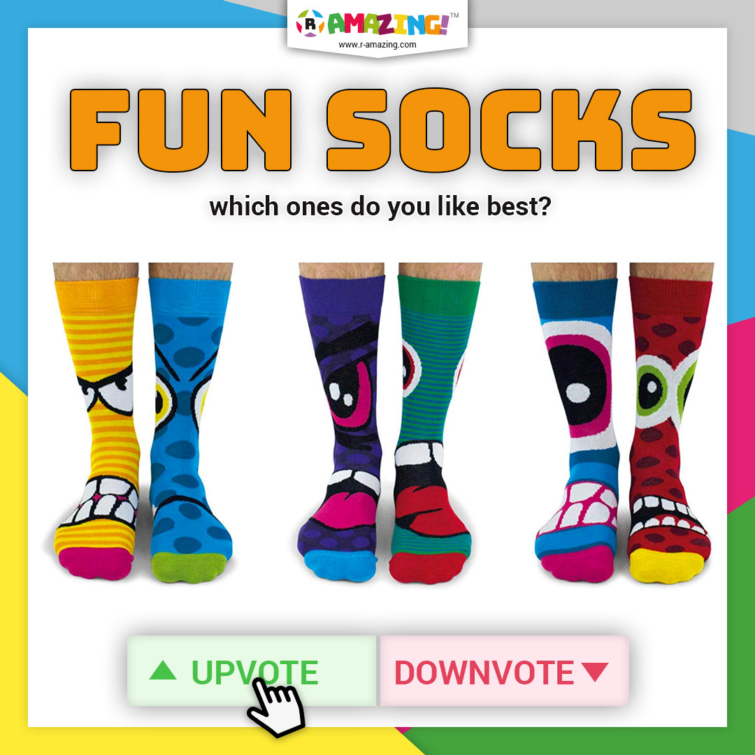 Fun Socks - R Amazing!
