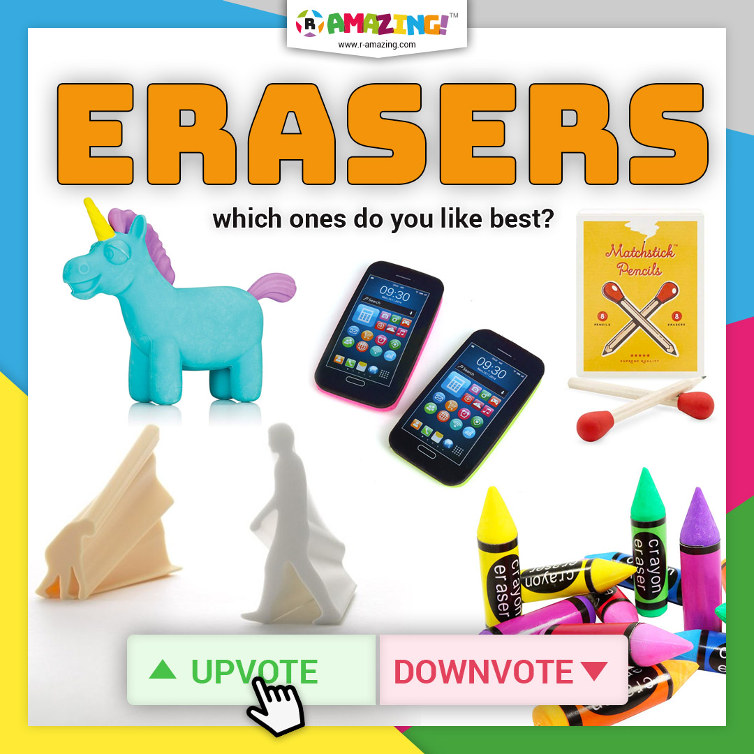 Erasers - R Amazing!