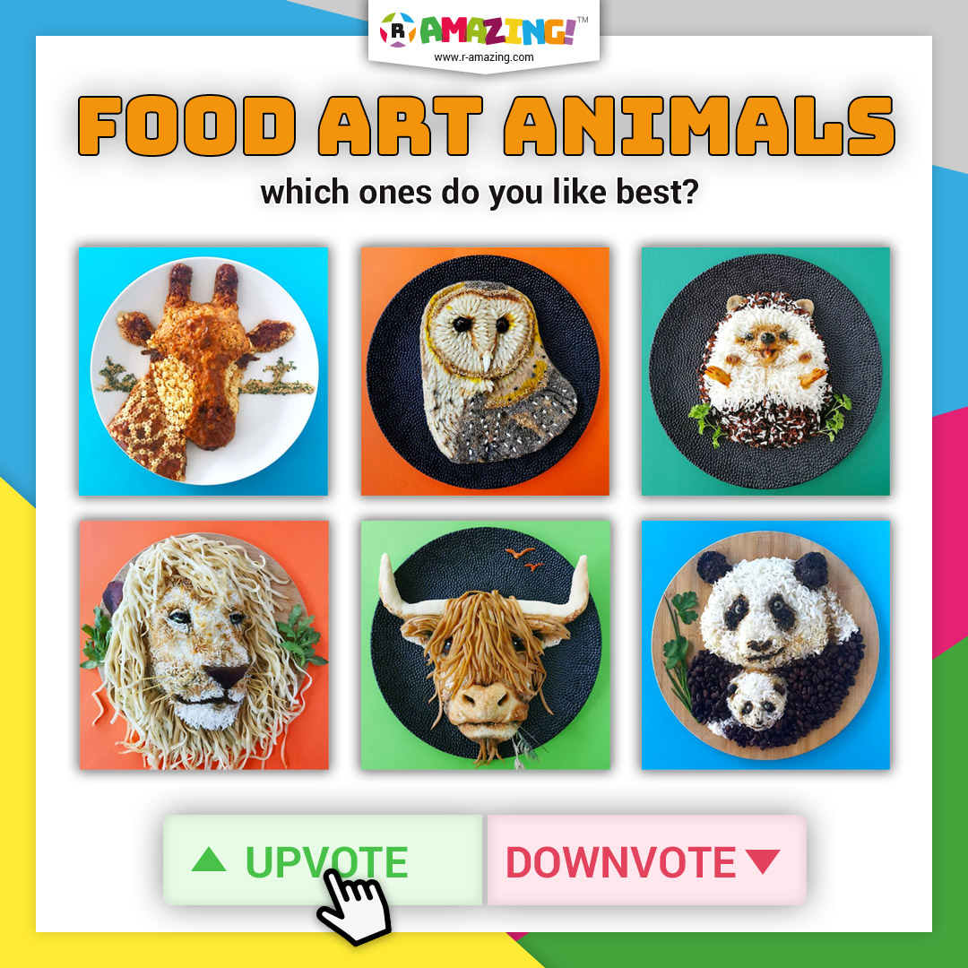 Food Art Animals - R Amazing!